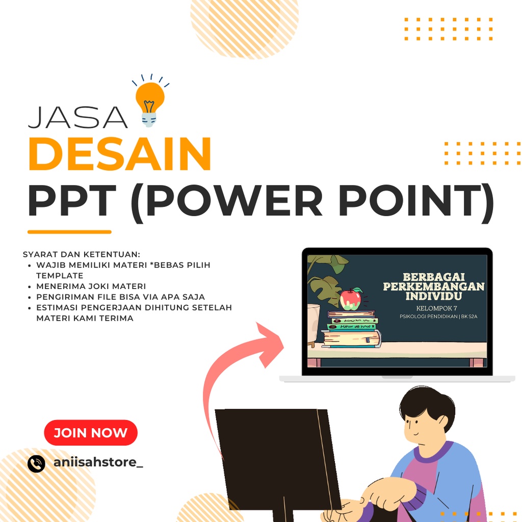 Jual JASA DESAIN PRESENTASI | POWER POINT | PPT |TEMPLATE PPT | PERSLIDE | Shopee Indonesia