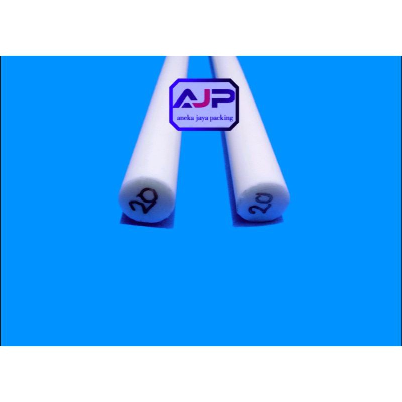Jual teflon putih rod 20mm x 25cm as ptfe putih batangan | Shopee Indonesia