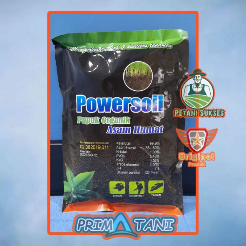 Jual Pupuk Organik Asam Humat POWERSOIL 500gr | Shopee Indonesia