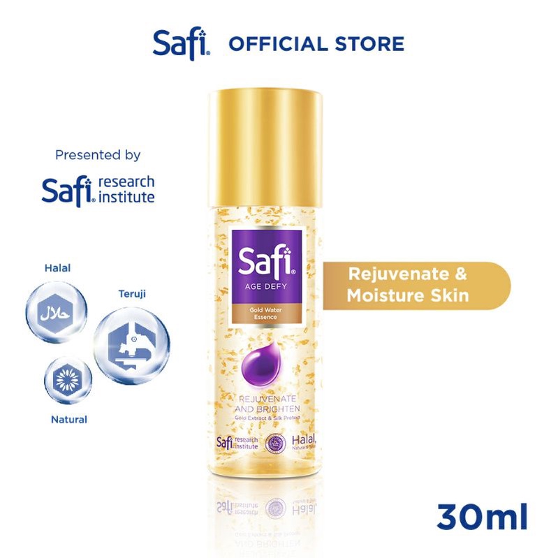 Jual Safi Age Defy Anti Aging Gold Water Essence 30ml | Shopee Indonesia