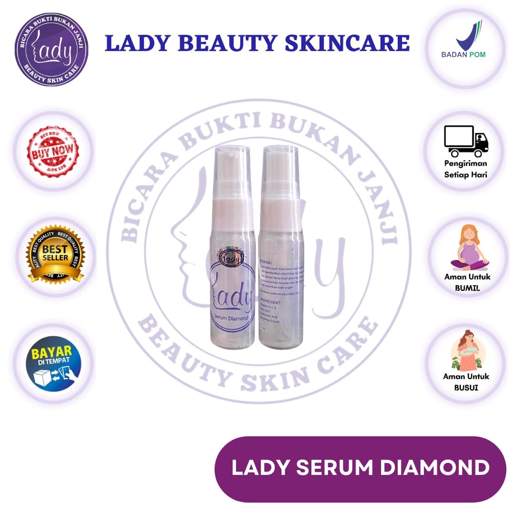 Jual Lady Serum Diamond Original 25ml | Shopee Indonesia