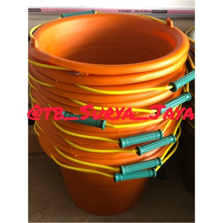 Jual EMBER PLASTIK ORANGE | EMBER COR ANTI PECAH | EMBER BANGUNAN BESAR ...