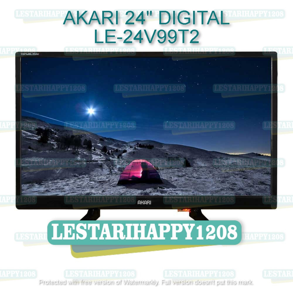 Jual TV LED AKARI 24" DIGITAL LE-24V99T2 GARANSI RESMI KHUSUS BANDUNG ...