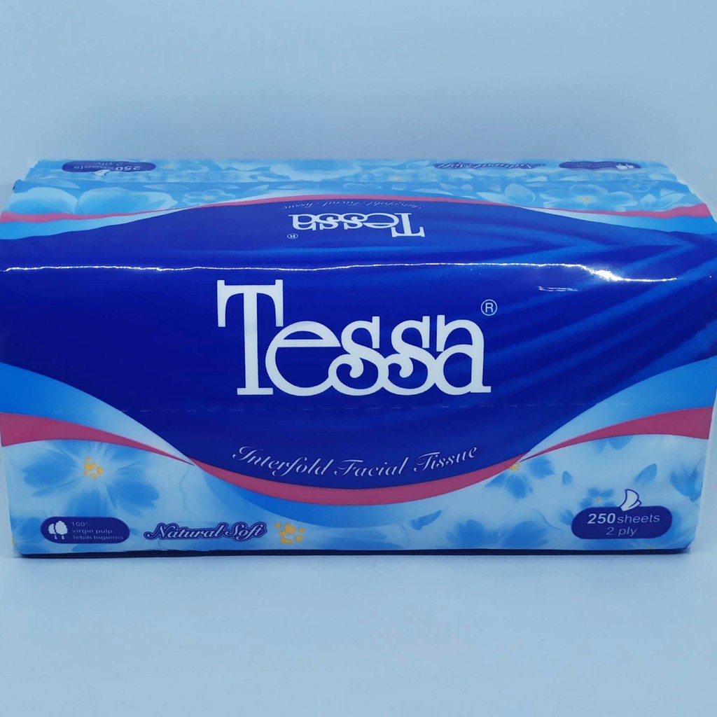 Jual Tessa facial tissue natural soft 250sheets | Shopee Indonesia
