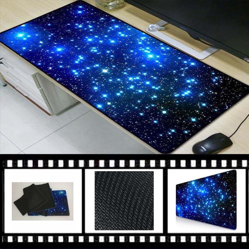 Jual Gaming Mouse Pad XL Desk Mat Motif Bintang Alama Semesta Mousepad ...