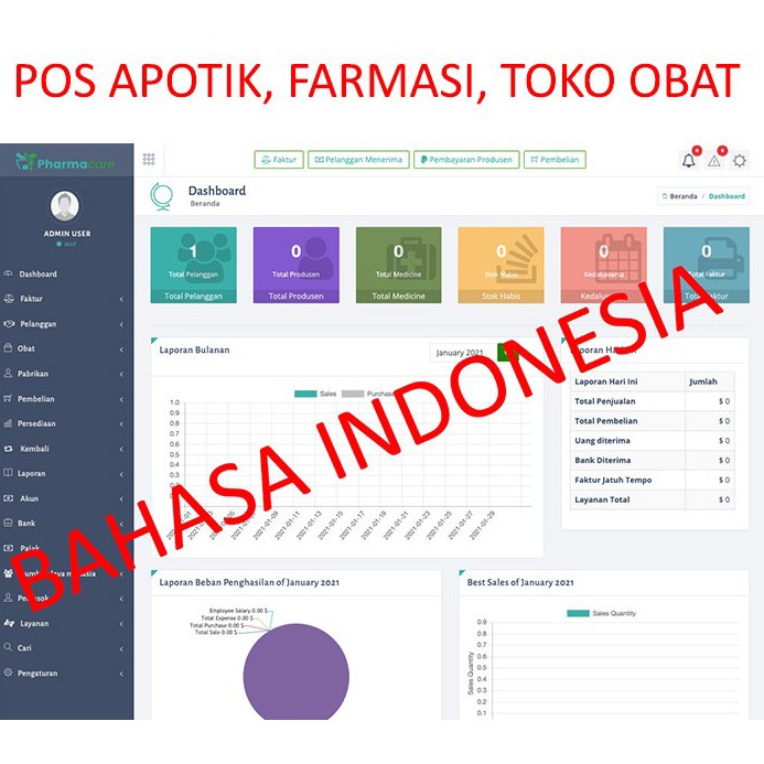 Jual Aplikasi Pos Apotik Farmasi Obat Lengkap Full Source Php Ci