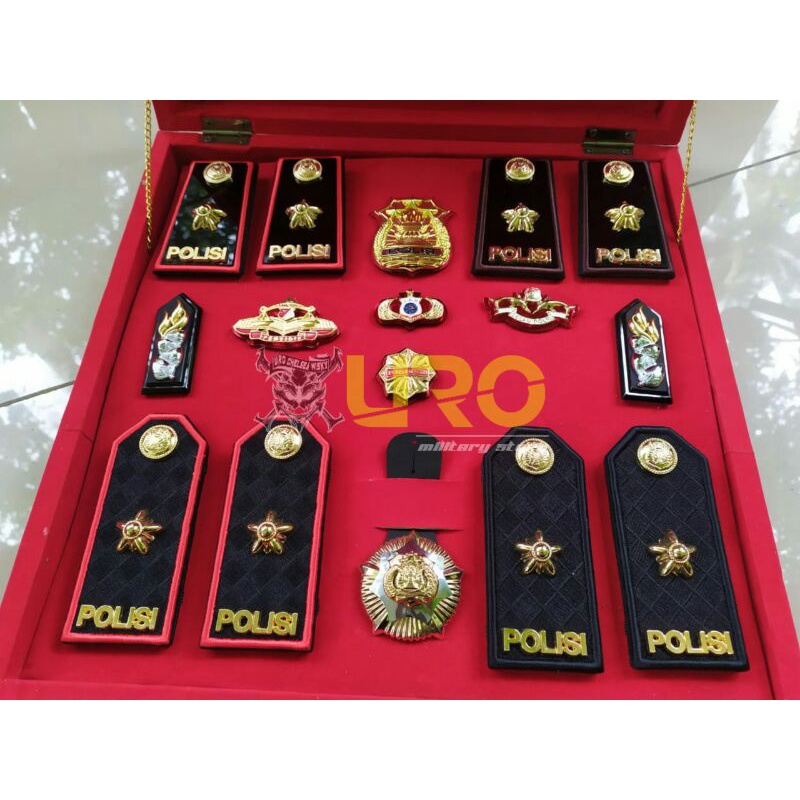 Jual Set box pangkat polisi kompol pdh pdu | Shopee Indonesia