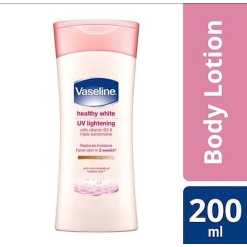 Jual Vaseline Body Lotion Brightening pink 200ml | Shopee Indonesia