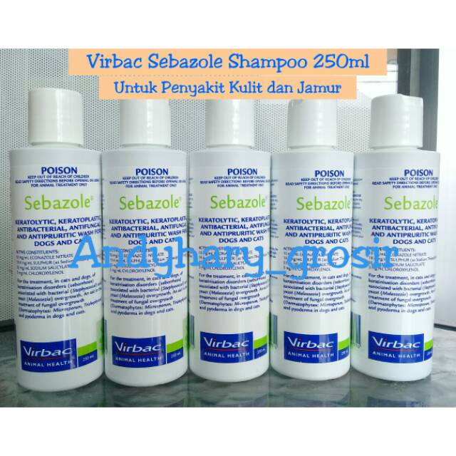 Virbac Sebazole Shampoo 250ml (u/ penyakit kulit dan jamur) | Shopee ...