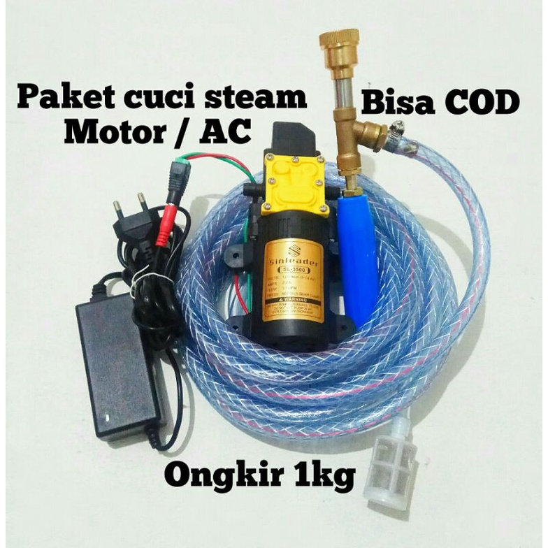 Jual Pompa air mini DC 12V alat semprot spray cuci steam motor AC siram ...