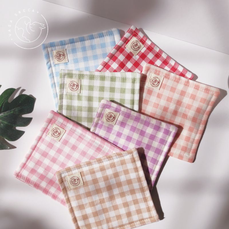 Jual Cotton Coaster Tatakan Gelas Kain 10x10cm Pastel Series | Shopee ...