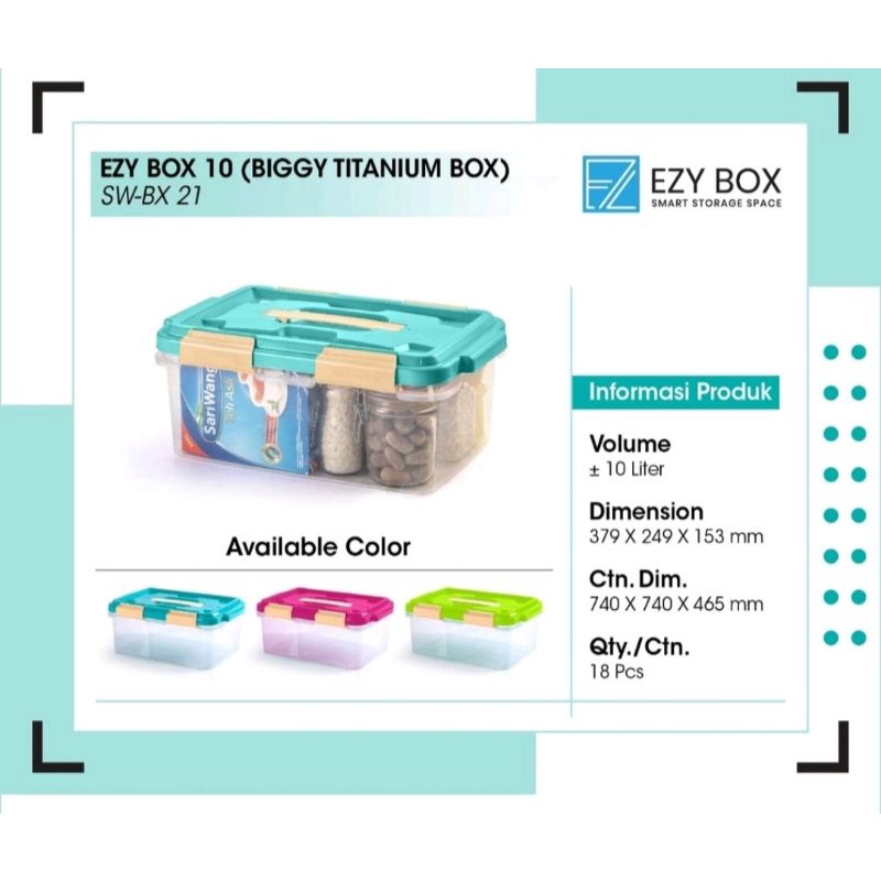 Jual Box ezy ,box plastik | Shopee Indonesia