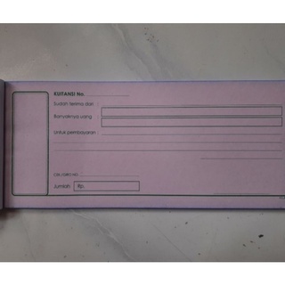 Jual Kwitansi / Kuitansi 2 Ply NCR (Rangkap 2) Sederhana Kuda | Shopee ...