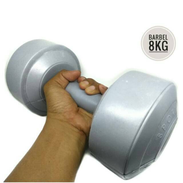 Jual Barbel 8 Kg Kilogram Dumbell Plastik | Pemberat Alat Olahraga ...
