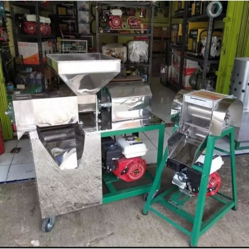 Jual 1 set mesin peras santan A22 dan mesin parut kelapa | Shopee Indonesia