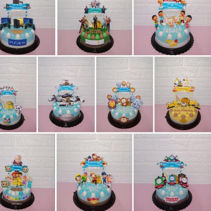 Jual (BISA UNTUK HARI H) Pudding cake pudding ultah puding karakter kue ...