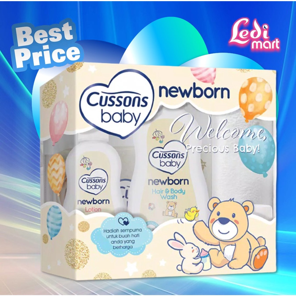 Jual ORIGINAL Cussons Baby Newborn Pack / Cusson New Born Pack / LEDI ...