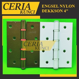 Jual ENGSEL NYLON DEKSON 4" / HINGE NYLON DEKKSON 4 NR ENGSEL PINTU ...