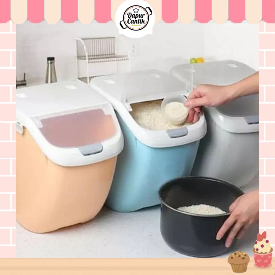 Jual DapurCantik Tempat Penyimpanan Beras 5kg Wadah Penyimpanan Beras 5 ...