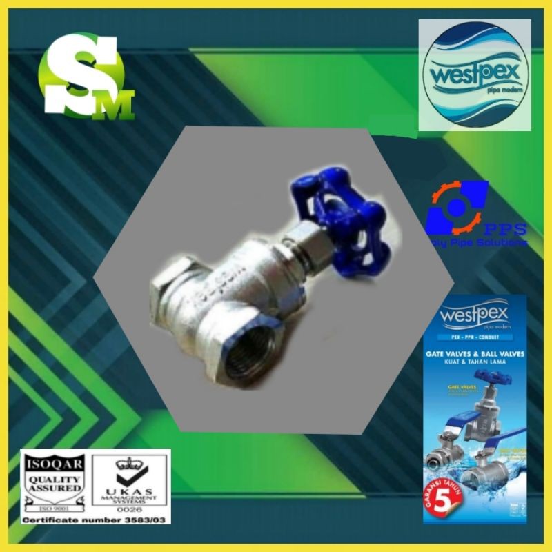 Jual Westpex Gate Valve 1/2 Inch Indonesia|Shopee Indonesia