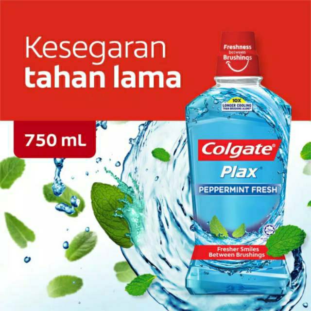 Jual Colgate Plax Mouthwash 750ml | Shopee Indonesia