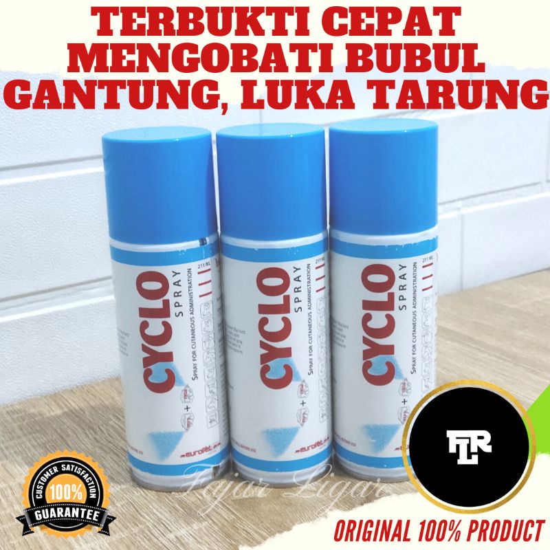 Jual OBAT AYAM CYCLO SPRAY THAILAND OBAT PENGERING LUKA BUBUL GANTUNG PENGERAS KAKI | Shopee ...