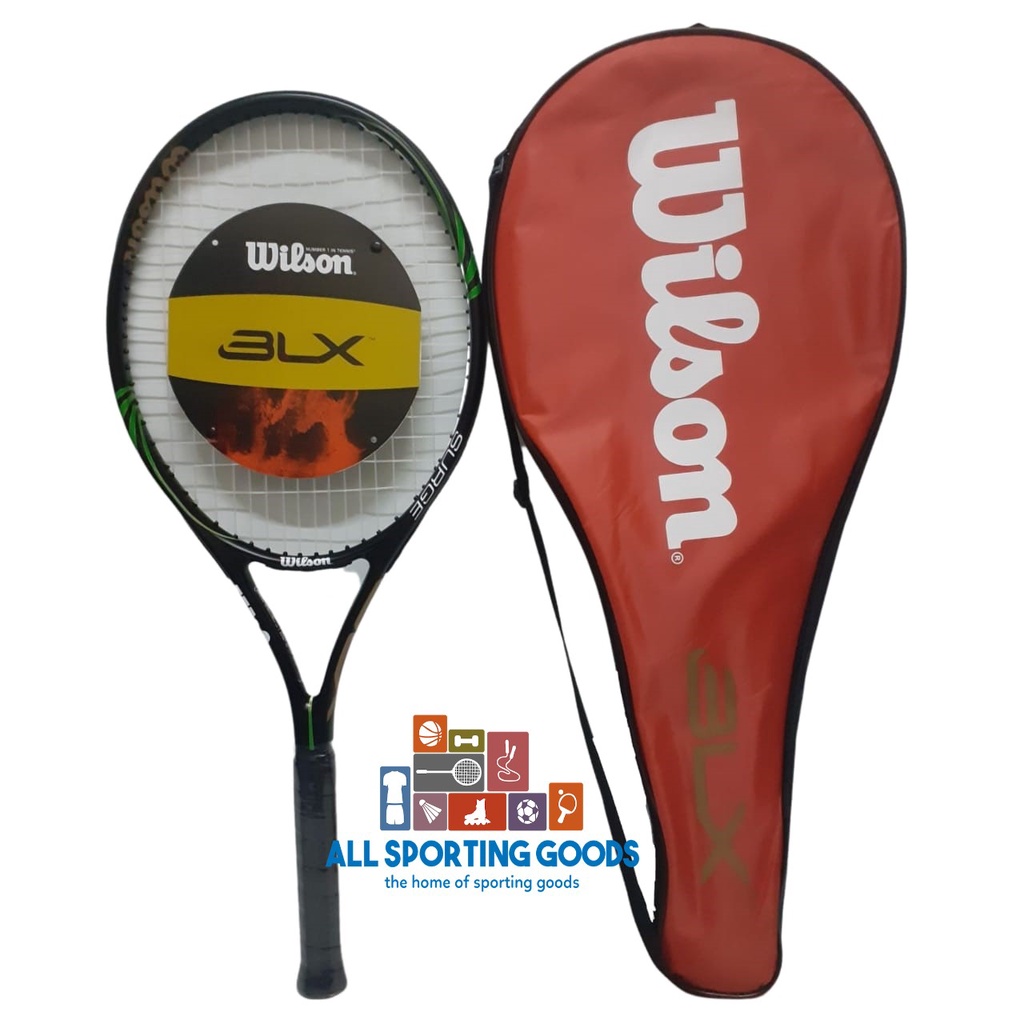 Jual Raket Tenis Tennis Wilson BLX Surge Hitam FREE Tas dan Senar ...