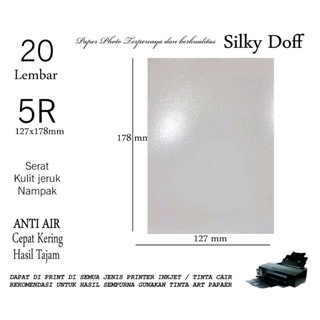 Jual Kertas Foto Doff 5R Photo Paper Doff 5r Kertas photo dof 5r EP ...