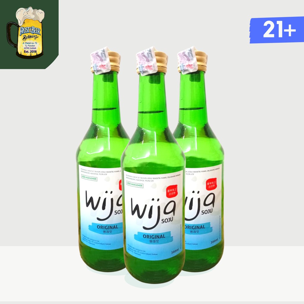 Jual Wija Soju Original 19.5% 360 ml - minuman korea mirip jinro good ...