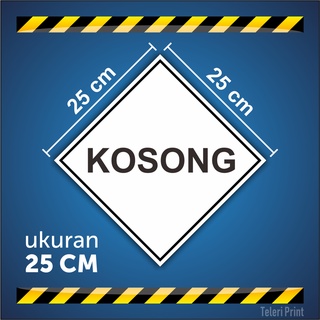 Jual Stiker Limbah B3 KOSONG ukuran 25 cm | Shopee Indonesia