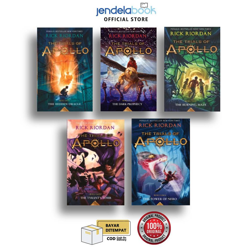 Jual Rick Riordan The Trials Of Apollo Series | Shopee Indonesia