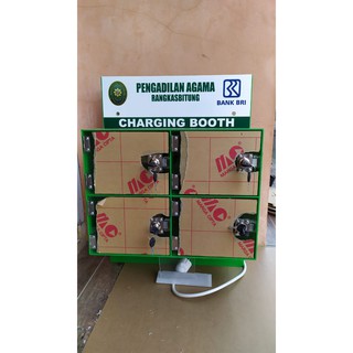 Jual Box Charger Hp Bank Mandiri 4 Pintu, lemari charger hp, box ...