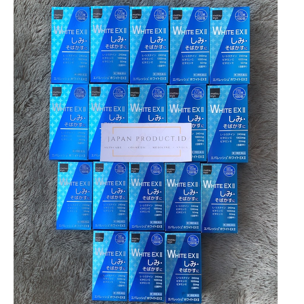 Jual Matsukiyo White EX II New Packaging ( vitamin pemutih Matsukiyo ...
