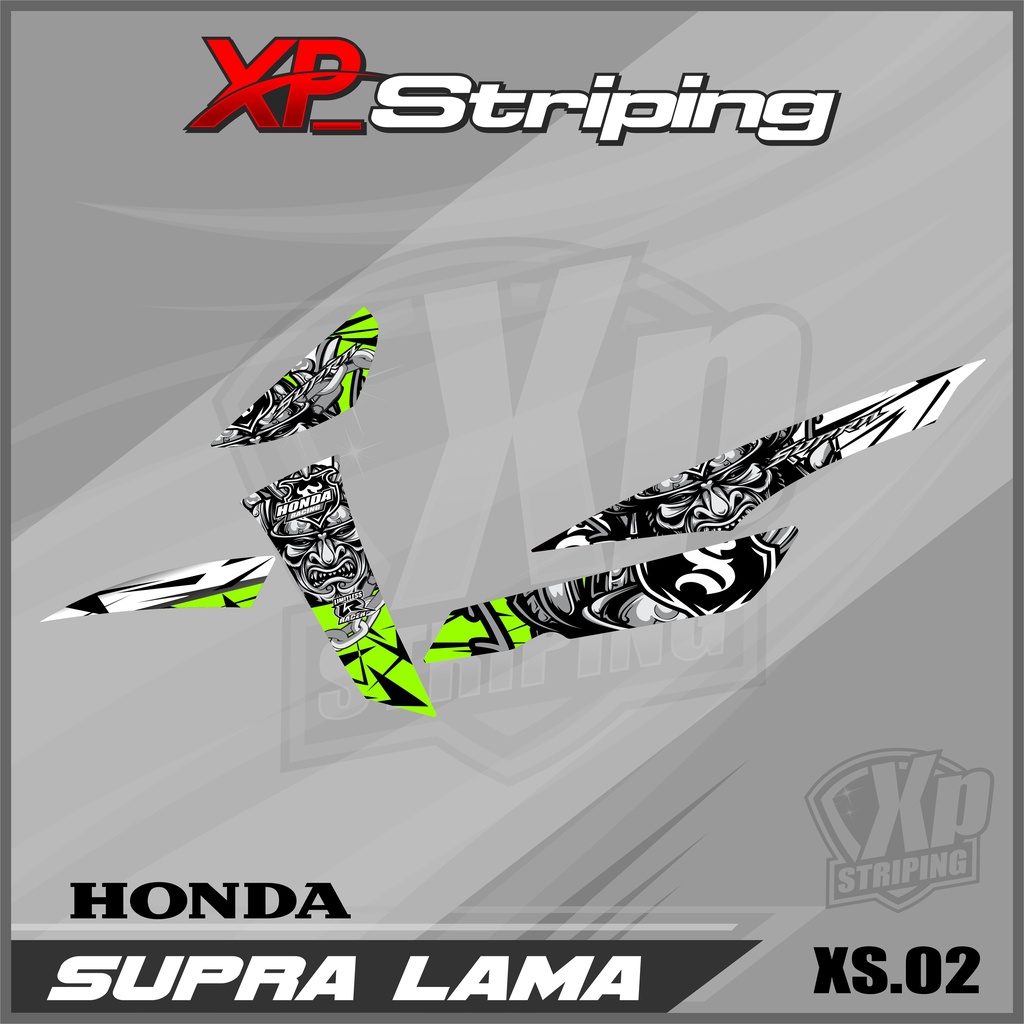 Jual Stiker Striping Lis SUPRA LAMA 110 - Sticker Striping Variasi ...