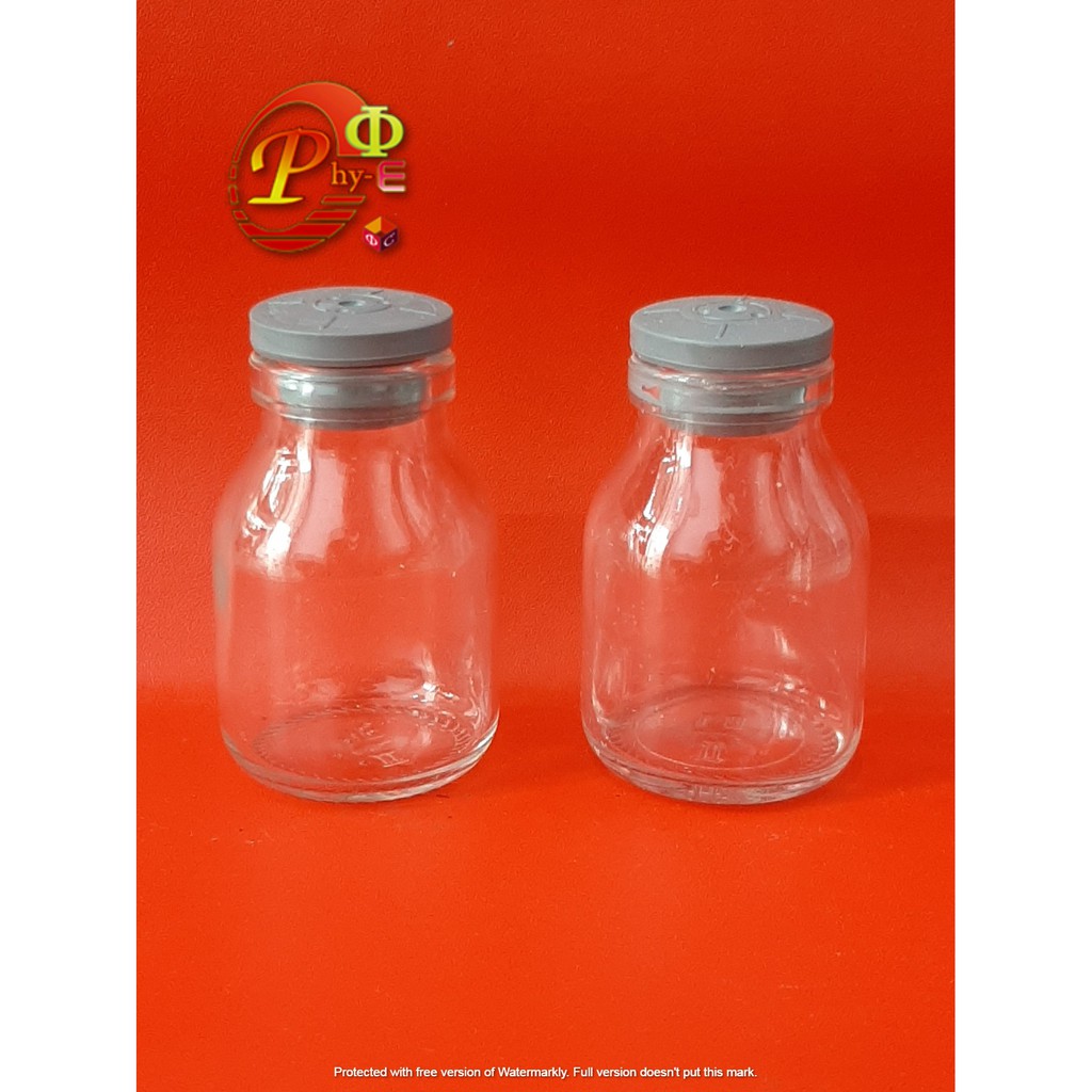Jual Botol Vial 50ml / Botol Vial Kaca 50ml / Botol Penisilin / Botol ...