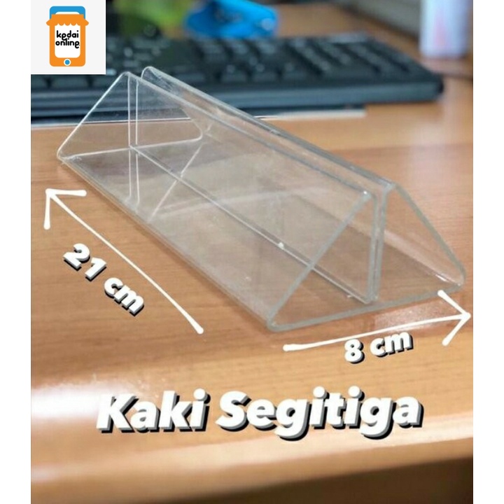 Jual Akrilik Kaki Segitiga / acrylic kaki segitiga | Shopee Indonesia