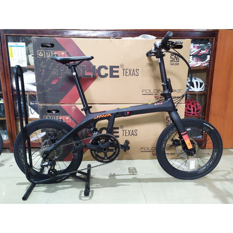 Jual SEPEDA LIPAT JAVA ARIA CARBON 2X9 Speed 20 INCH | Shopee Indonesia