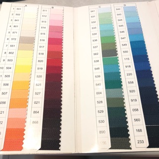 Jual Katalog Warna Resleting YKK (Color Card Book) Indonesia|Shopee ...
