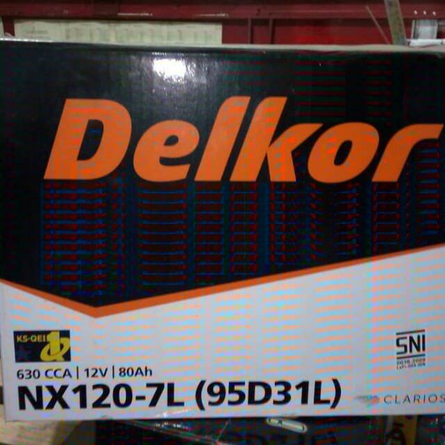 Jual Aki Accu Kering Pajero Fortuner Diesel Land Cruiser Carnival Strada Hilux DELKOR MF 95D31L ...