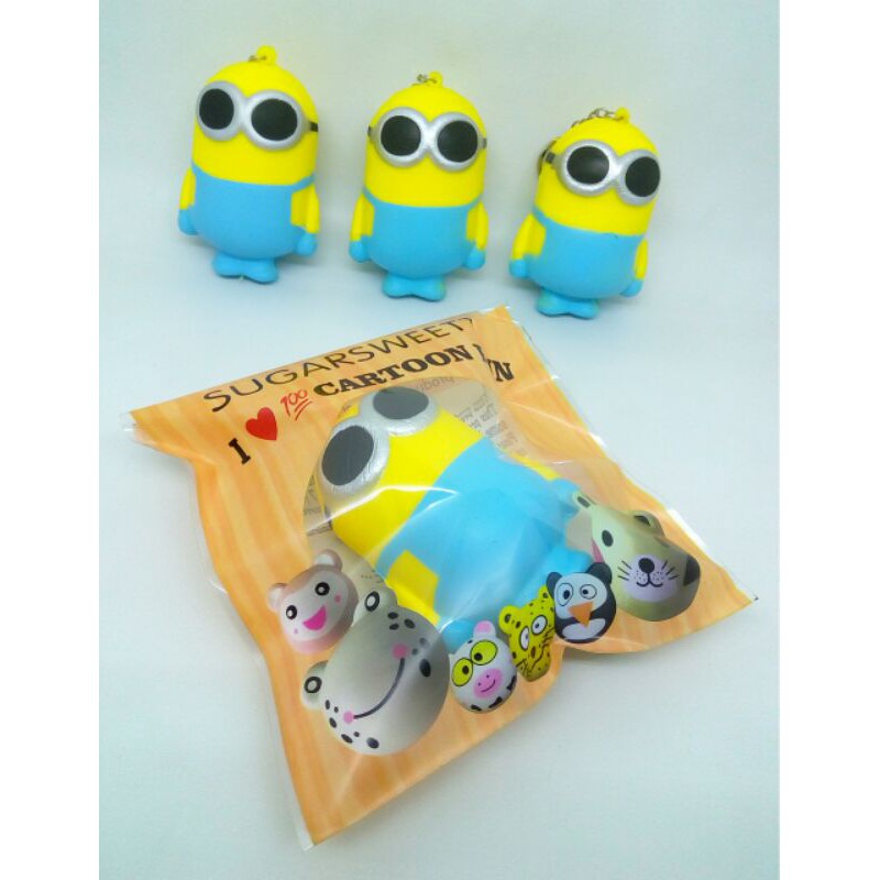 Jual Cartoon Character Squishy Minion Minions Indonesia|Shopee Indonesia