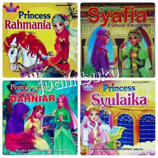 Jual Buku Cerita Anak Bergambar Seri Dongeng Princess Islami HVS Full ...