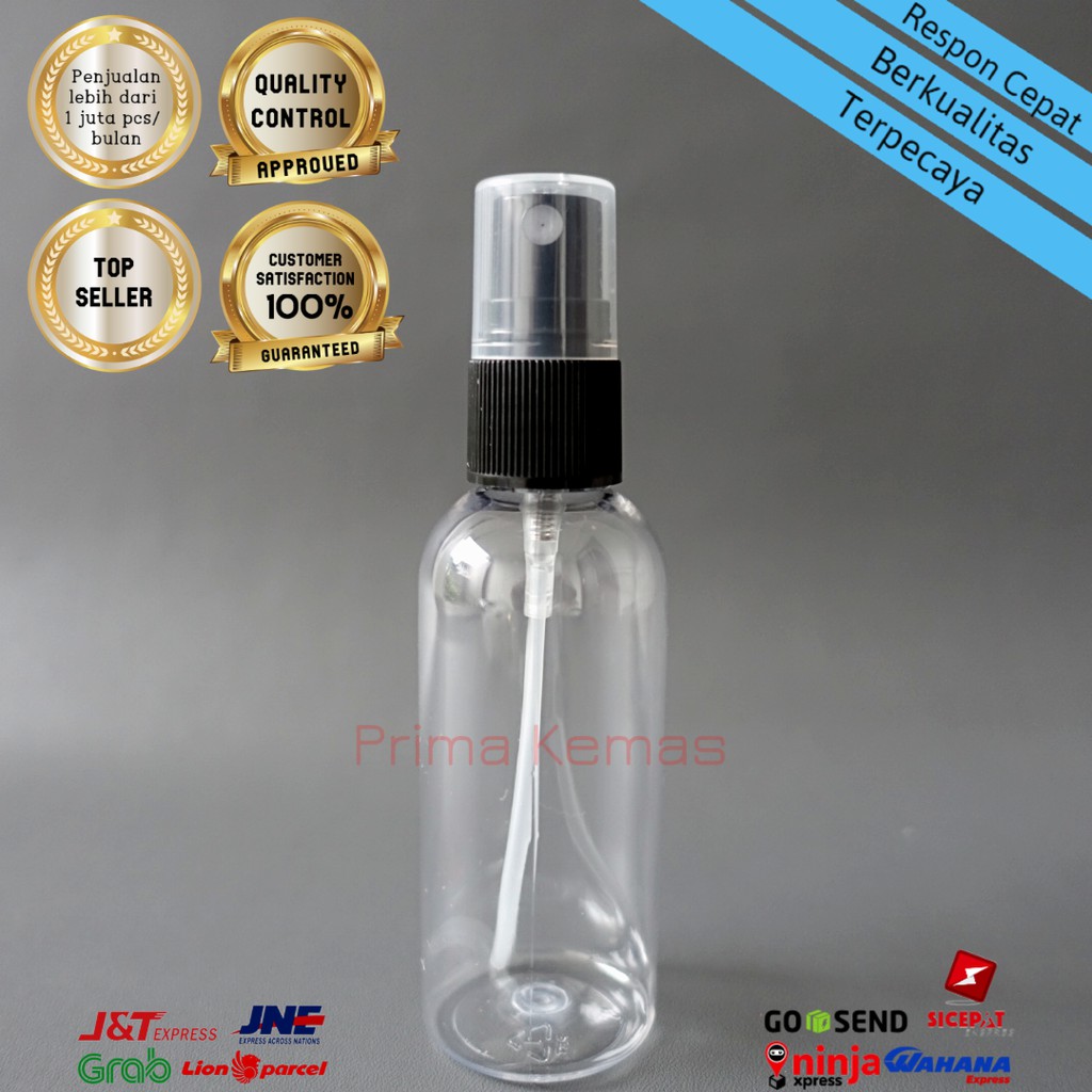 Jual Botol Spray 60 ml - botol kosmetik 60 ml - botol skincare - Botol ...