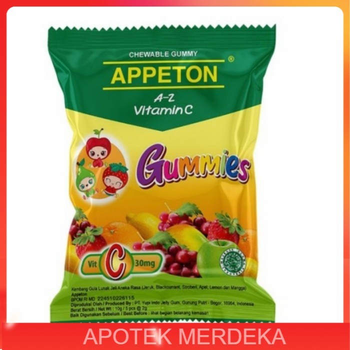 Jual appeton gummies vitamin / apeton vitamin gummy anak vitamin c ...