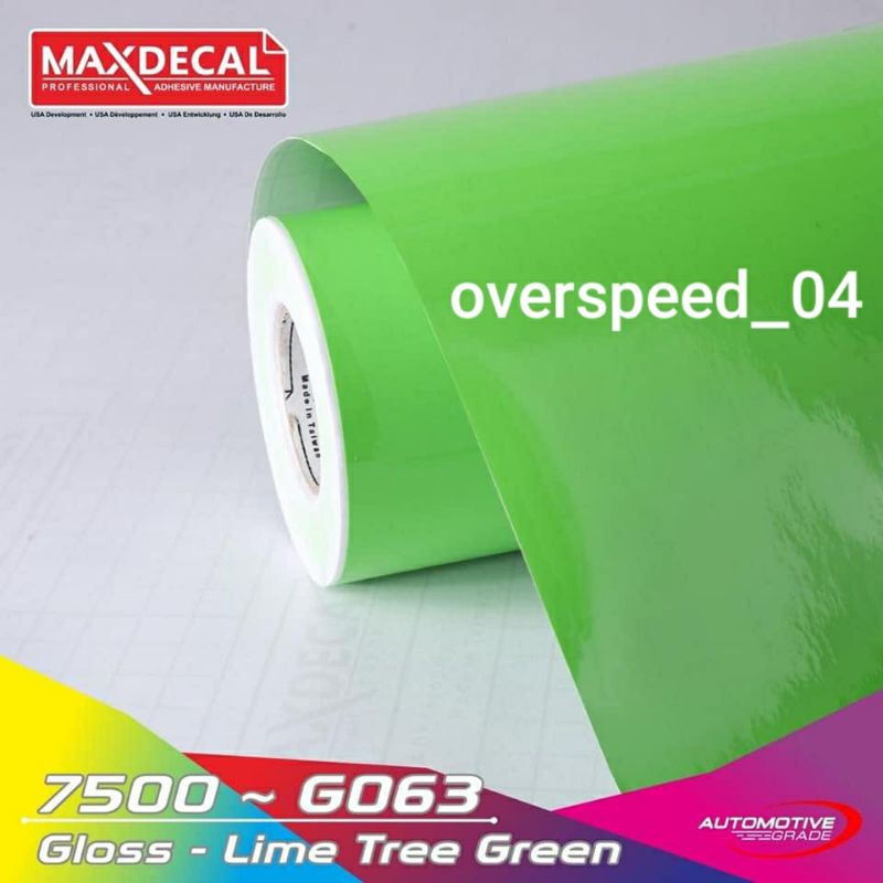 Jual STIKER SKOTLET MOTOR MOBIL LIME TREE GREEN GLOSS STIKER LEMARI ...