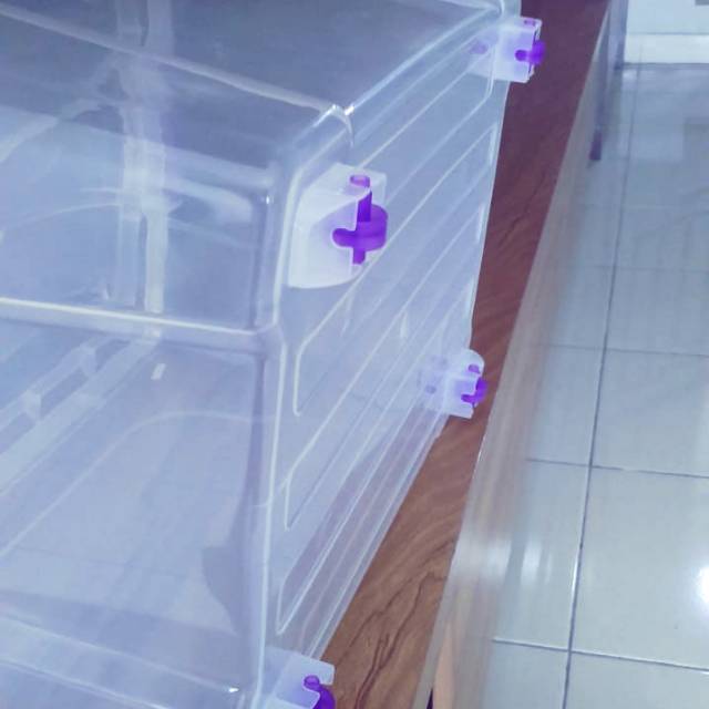 Box Container Bening 50 Liter+Roda | Shopee Indonesia