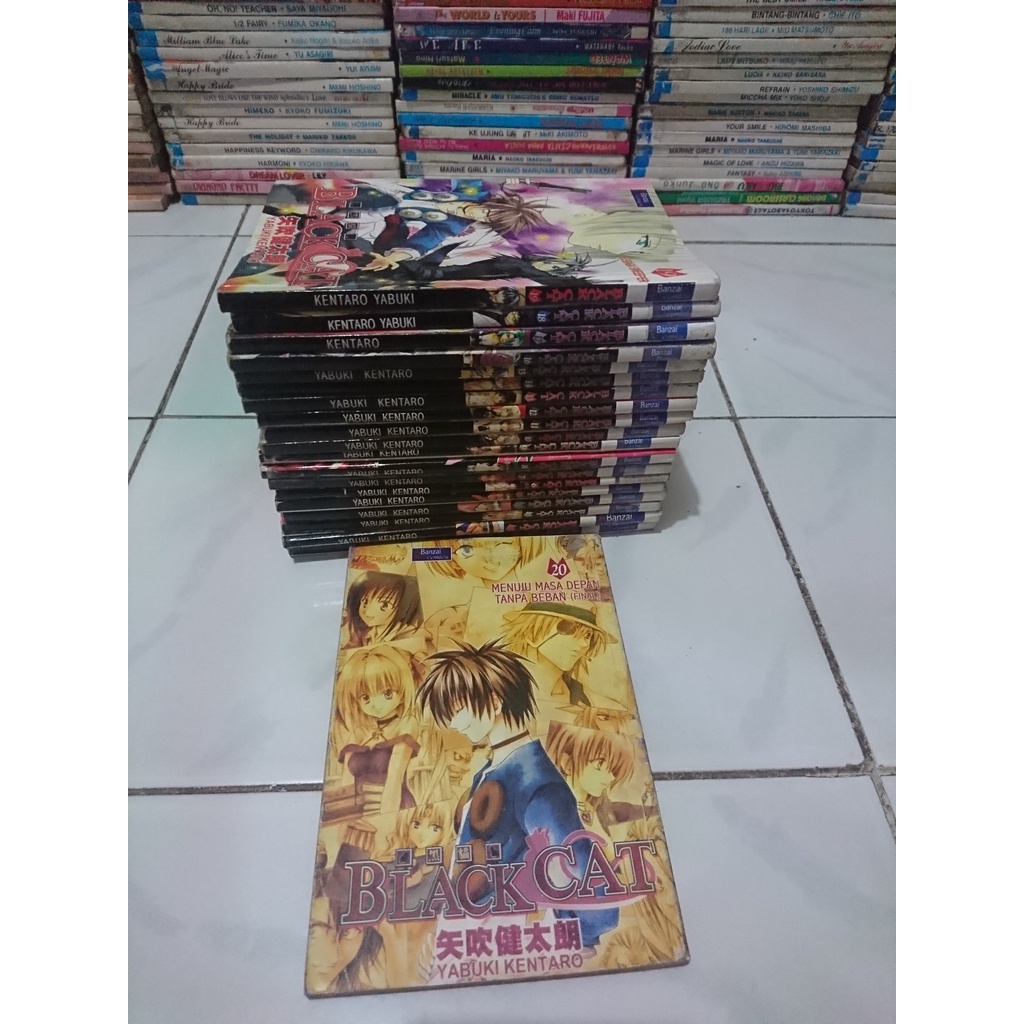 Jual Komik Black Cat 1-20 tamat - Kentaro yabuki - Banzai Comic | Shopee Indonesia