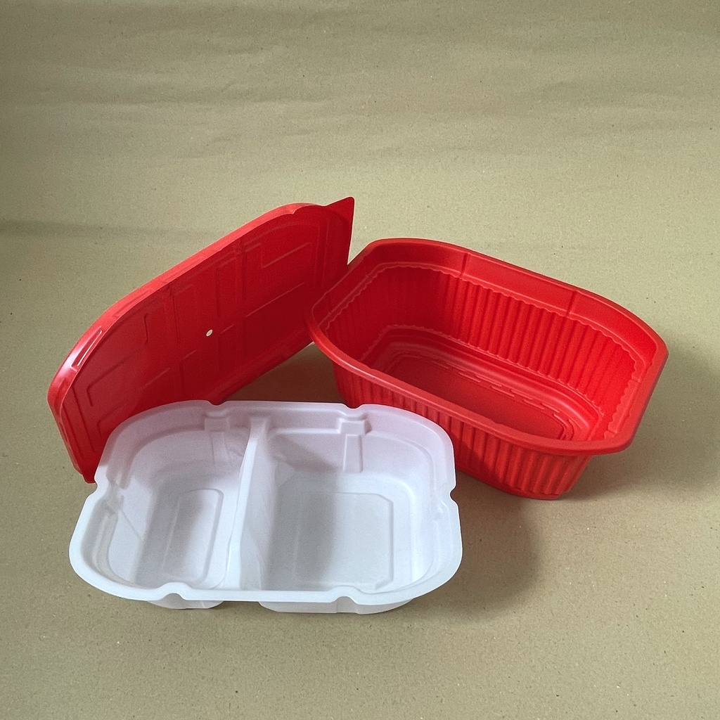 Jual Self Heating Lunch Box STANDARD SEKAT MERAH Kotak Pemanas Plastik ...