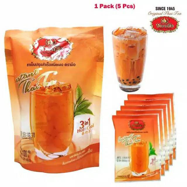 Thai Tea Instan Chatramue isi 5 sachet | Shopee Indonesia