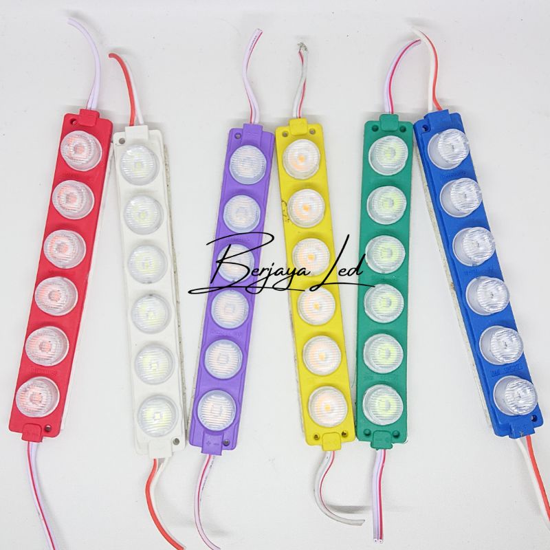 Jual Lampu LED Module 6 Watt 12/24 Volt / LED Modul 6 Mata Besar 6W 12 ...