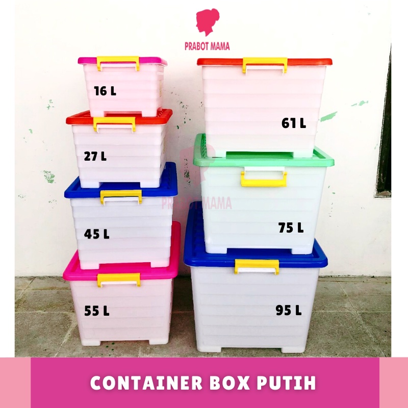 Jual Container Box Putih Besar - SLP / Countainer 95 Liter / Kotak ...